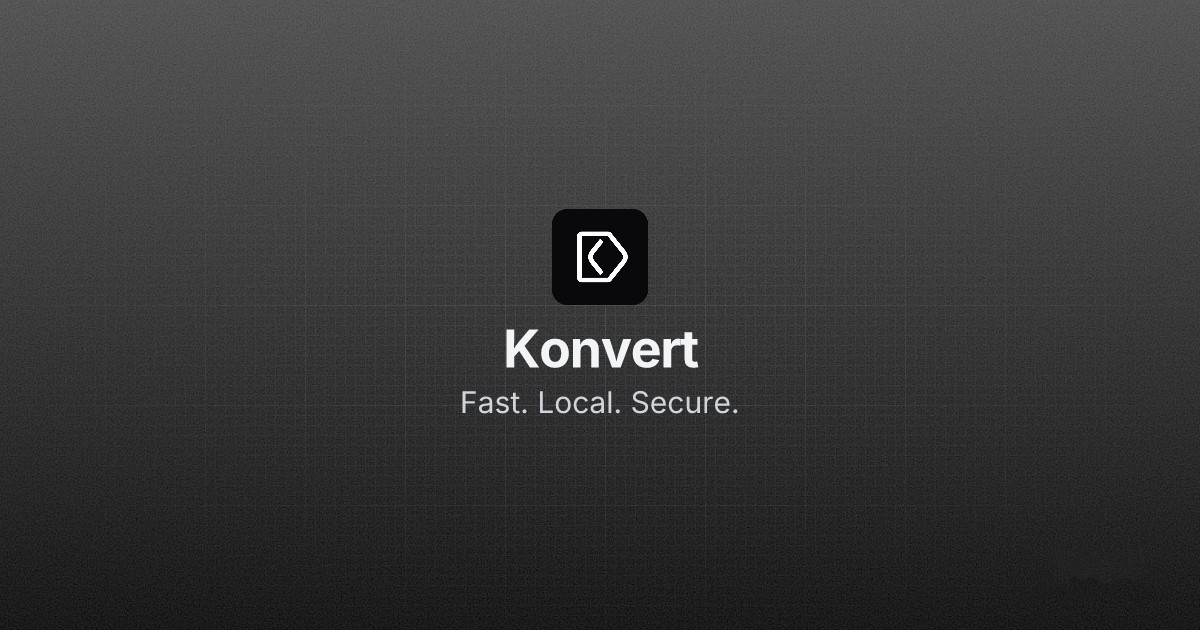 Konvert | Image Format Converter